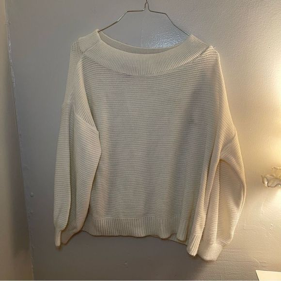 Primark | Sweaters | Cozywhite Offthe Shoulder Primark Sweater | Poshmark